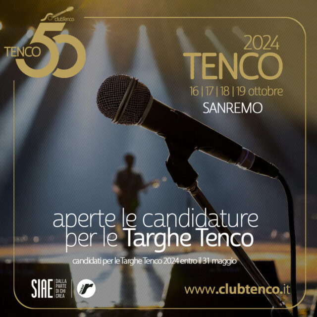 "Premio Tenco", a ottobre l'edizione del cinquantennale